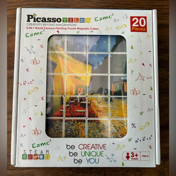 picasso tiles | Toys | Picasso Tiles 6in Famous Painting Puzzle ...